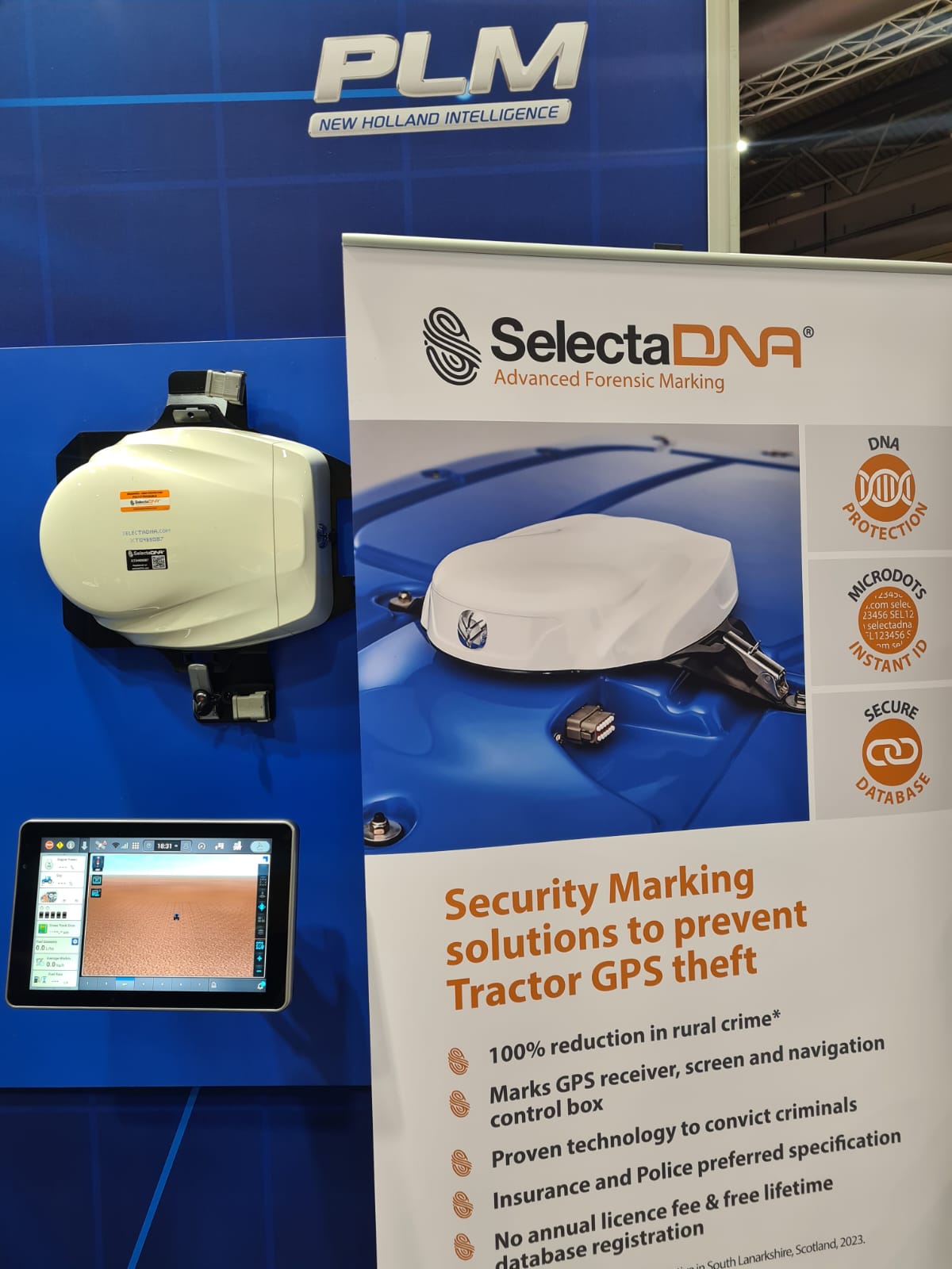 CNH Industrial Partnership Tackles Rural Crime & GPS Theft | SelectaDNA