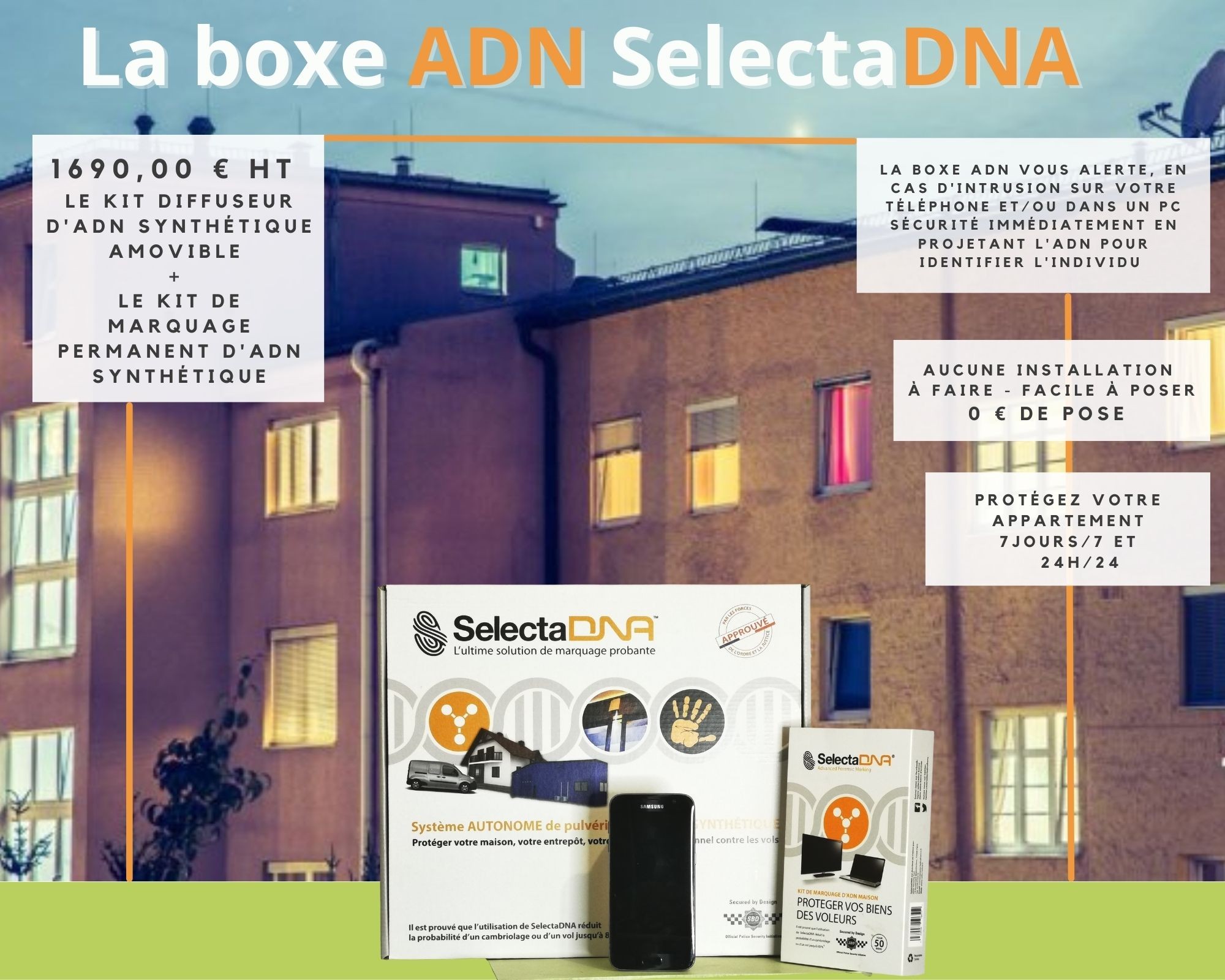 LA BOXE ADN + 1 kit de marquage (en cadeau) | SelectaDNA France