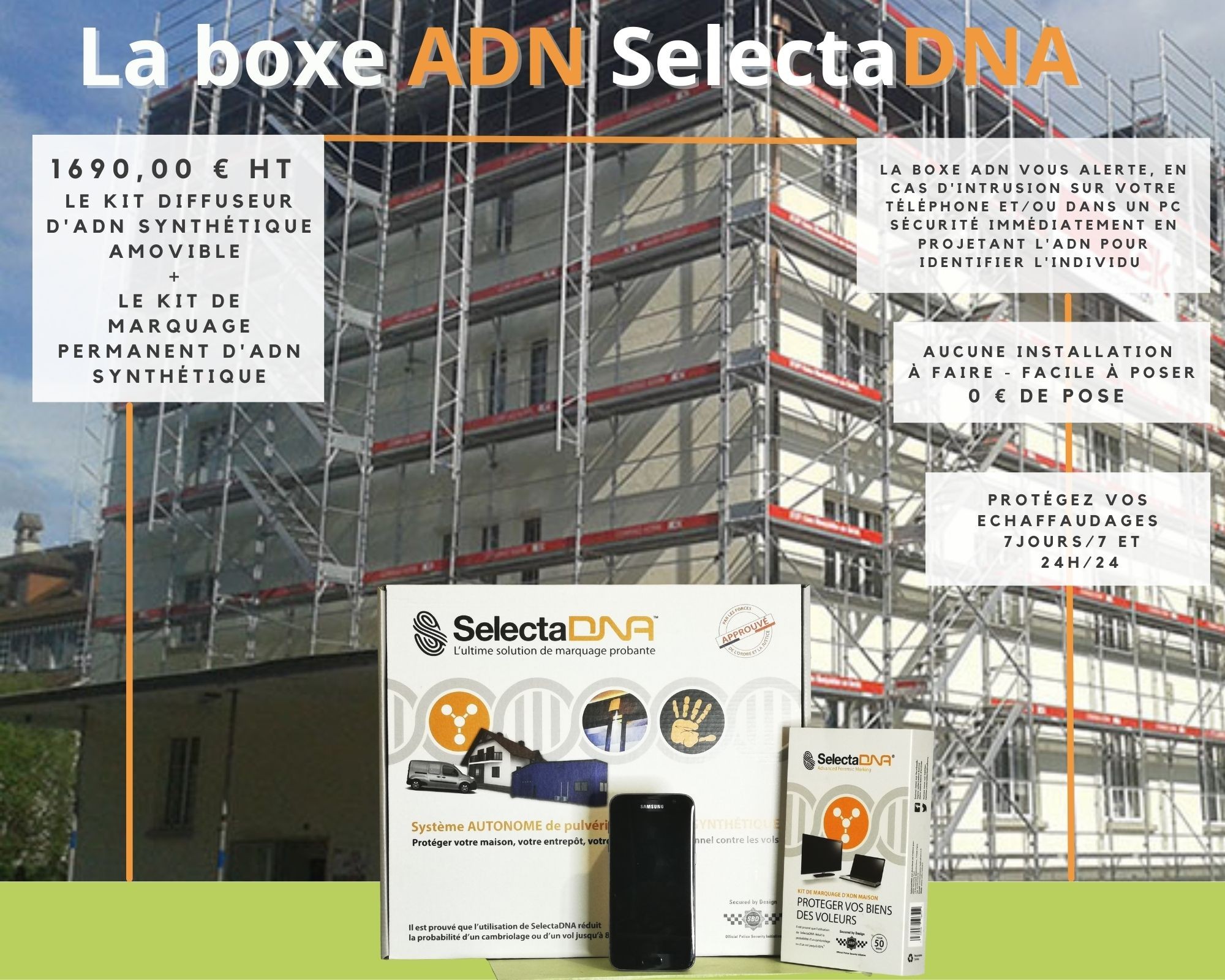 Protégez vos chantiers contre les vols avec SelectaDNA Boxe ADN ...