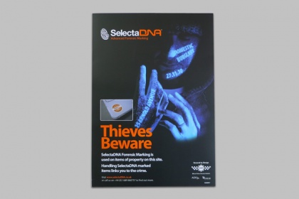 SelectaDNA Warning Poster | SelectaDNA